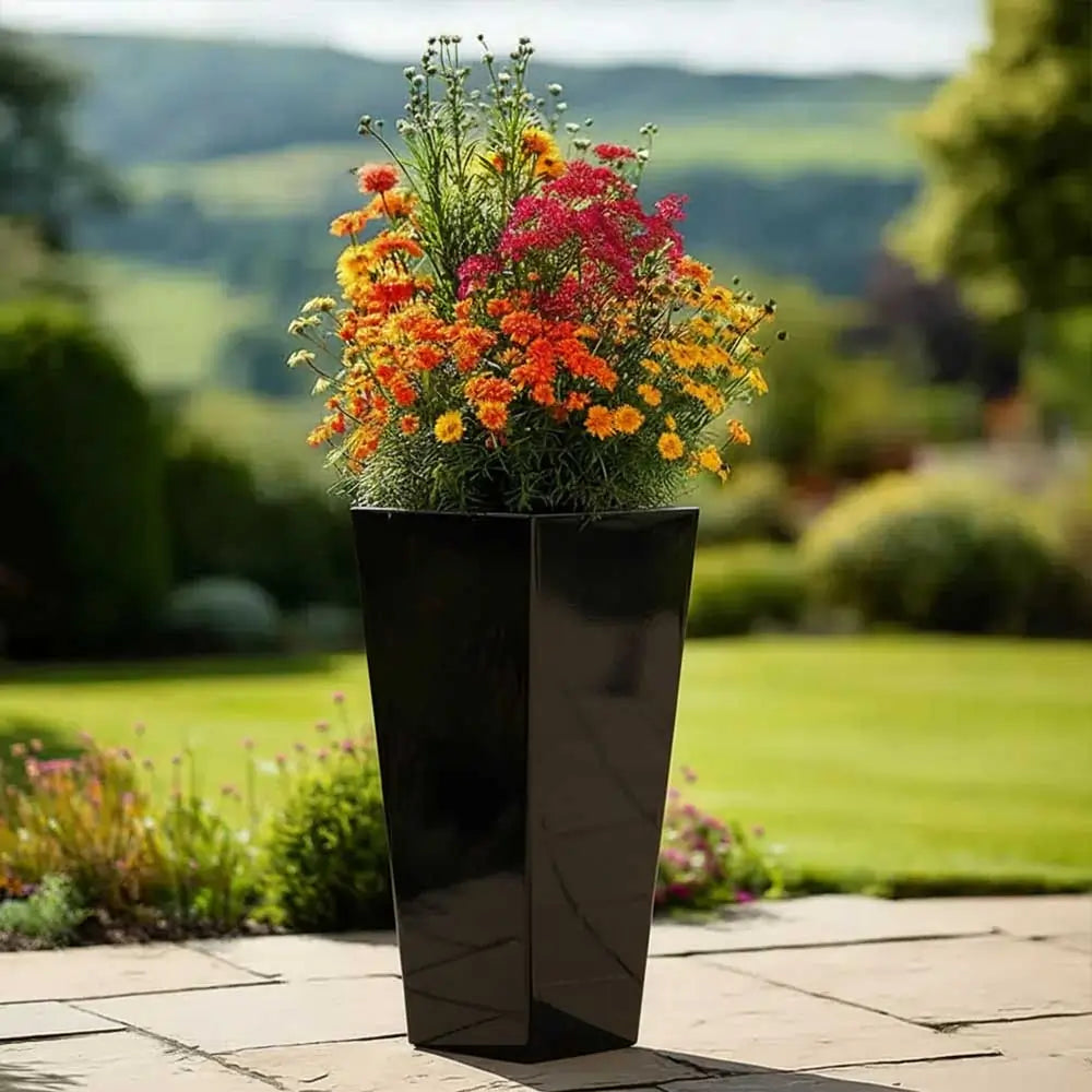 Tapered Planters – Woven Wood